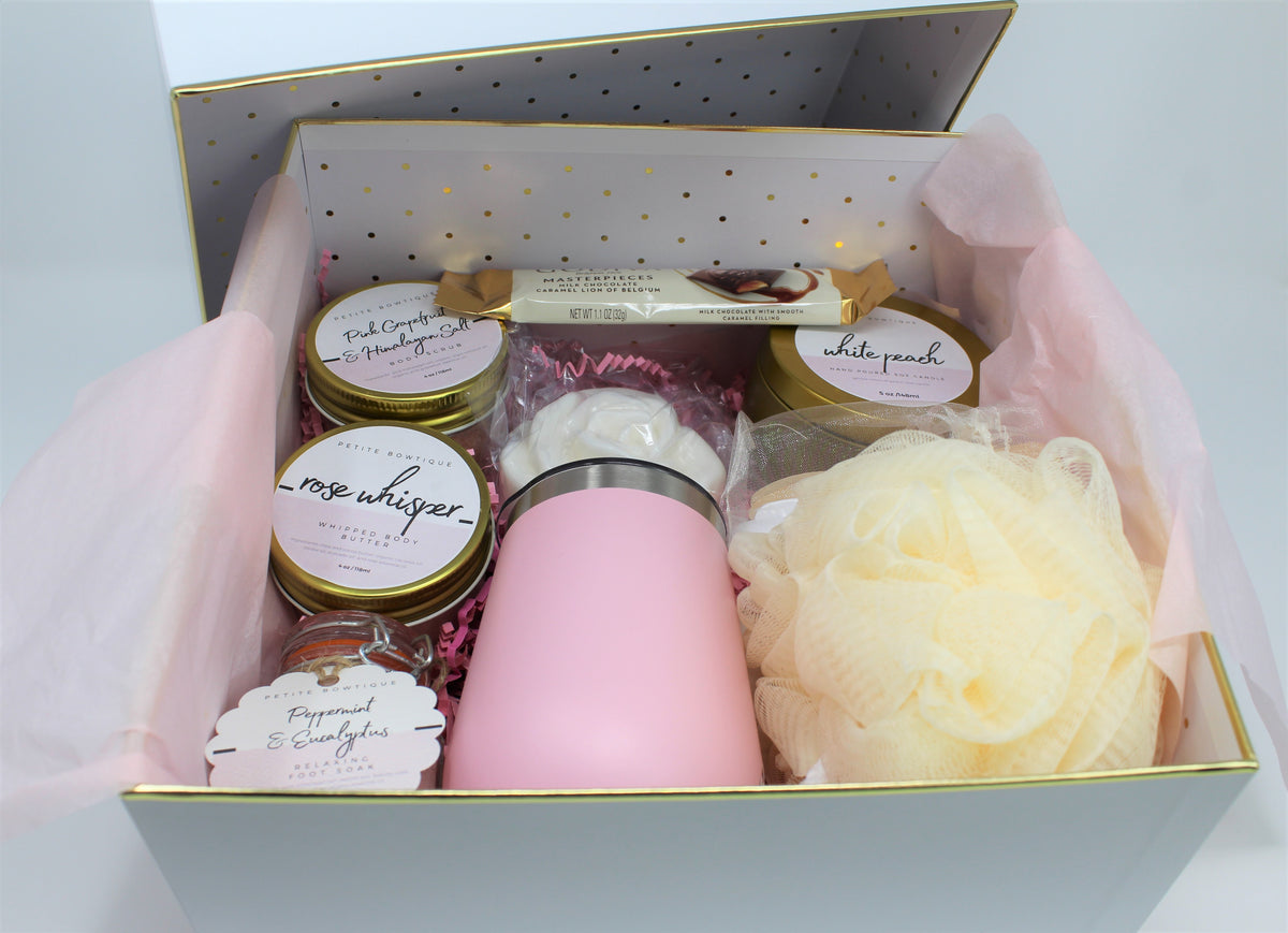 Limited Edition Pamper Me Set with keepsake box – Petite Bowtique