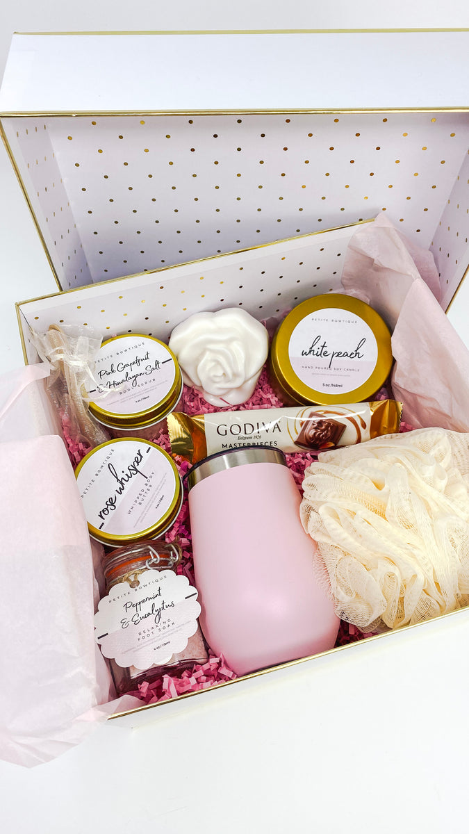 Limited Edition Pamper Me Set with keepsake box – Petite Bowtique